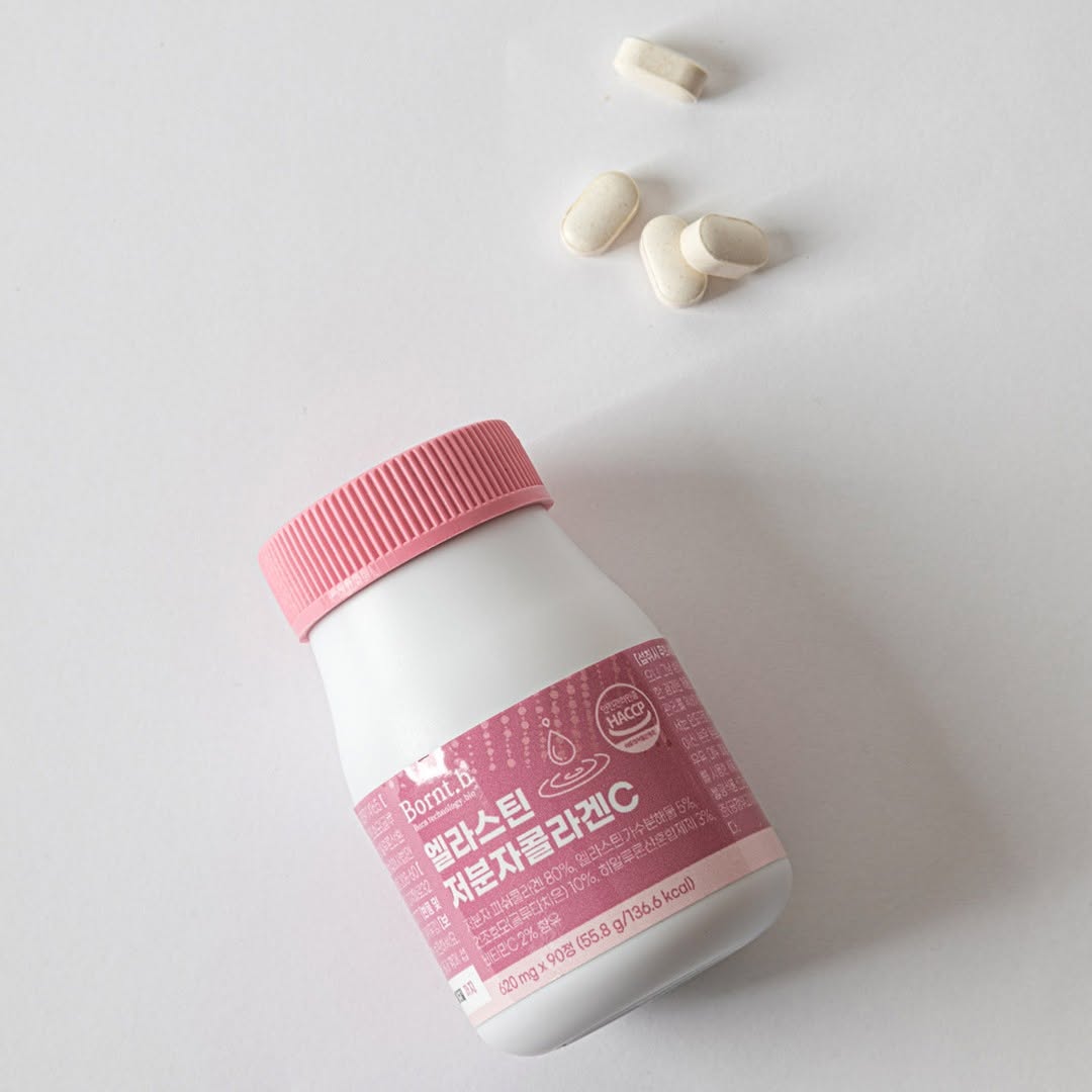 Bornt.b Elastin Glutathione Low Molecular Collagen C Tablets (620mg x ...