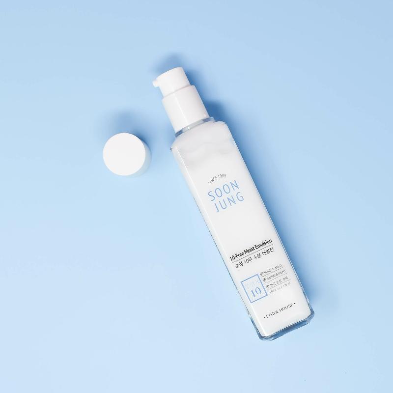 Etude House Soon Jung 10 Free Moist Emulsion 130ml soothing and for s Beauty Korea Dubai